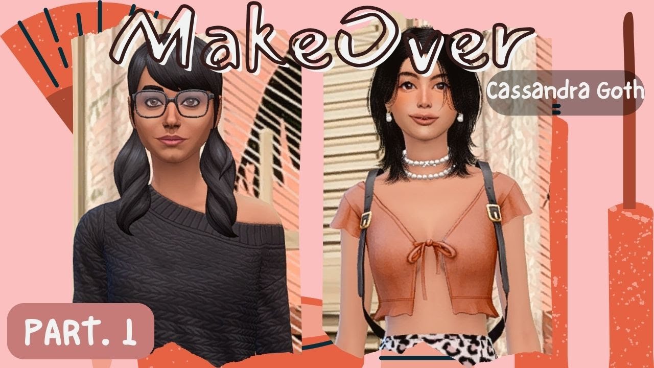🌷MakeOver Cassandra Goth!🌷| EPS. 1 | The Sims4 #THESIMS4 # ...