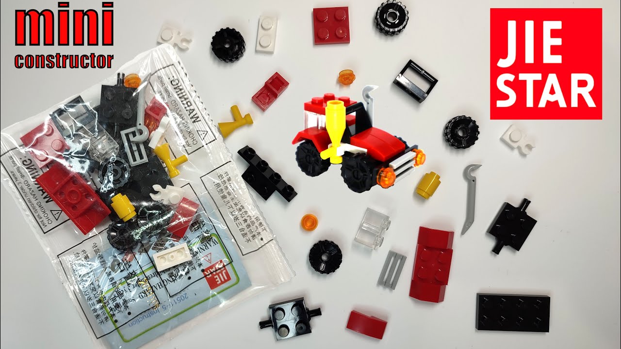mini constructor jie star assembly №5 - YouTube