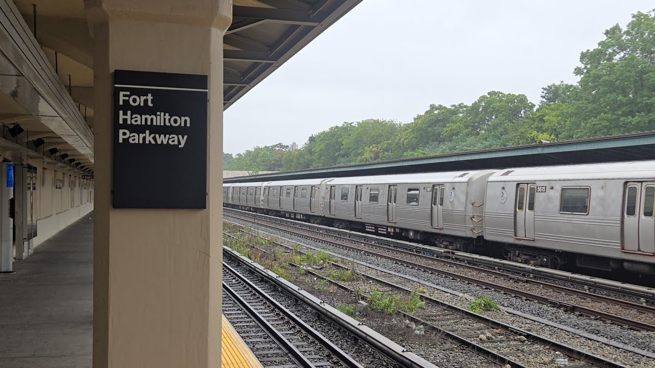 MTA NYCT Subway: A Few (N) Trains @ Fort Hamilton Parkway - YouTube