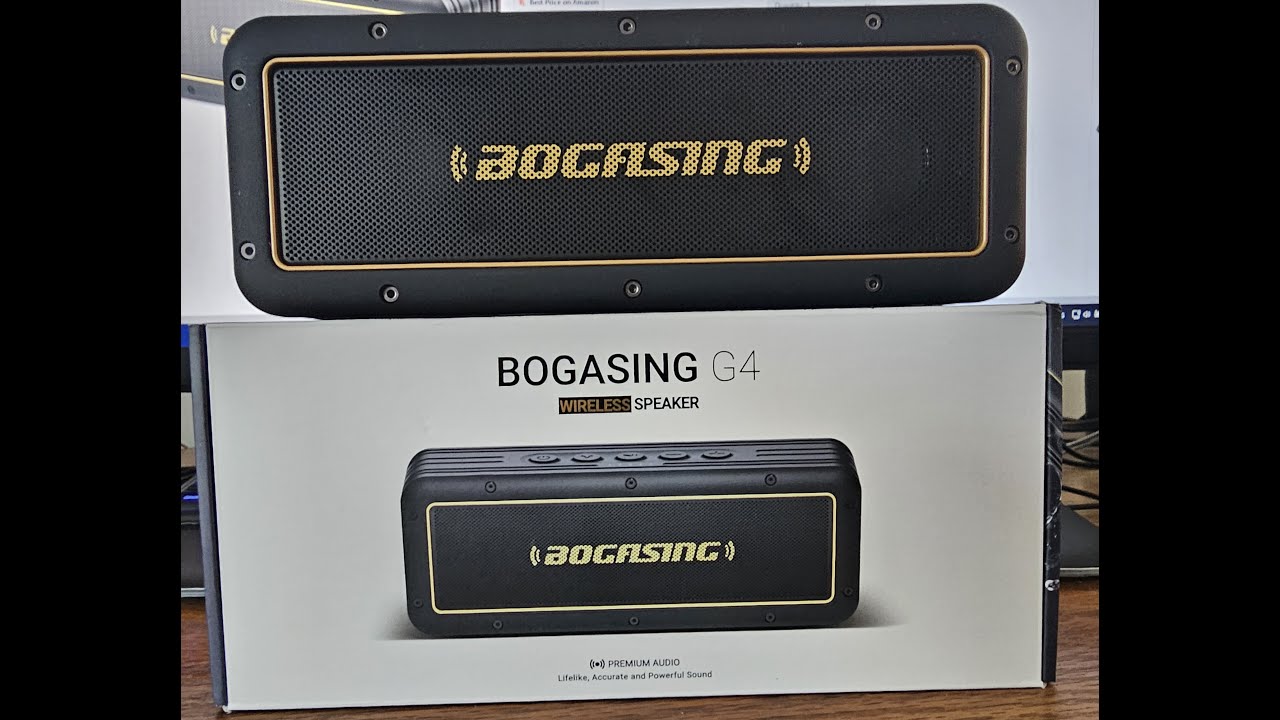 BOGASING G4 Portable Bluetooth Speaker with MicroSD and Aux - YouTube