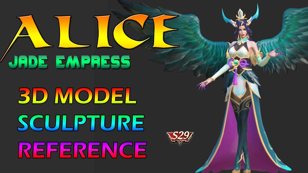 Alice Jade Empress - Mobile Legends Sculpture Reference - YouTube