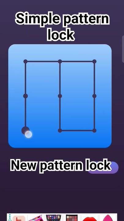 simple pattern lock #new #short - YouTube