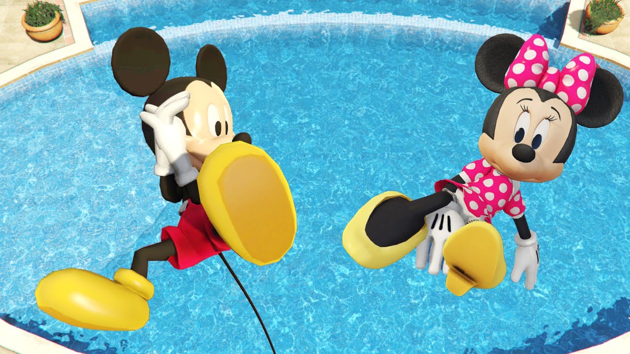 Mickey Mouse vs Minnie Mouse GTA 5 Epic Ragdolls | Funny moments vol.16 ...