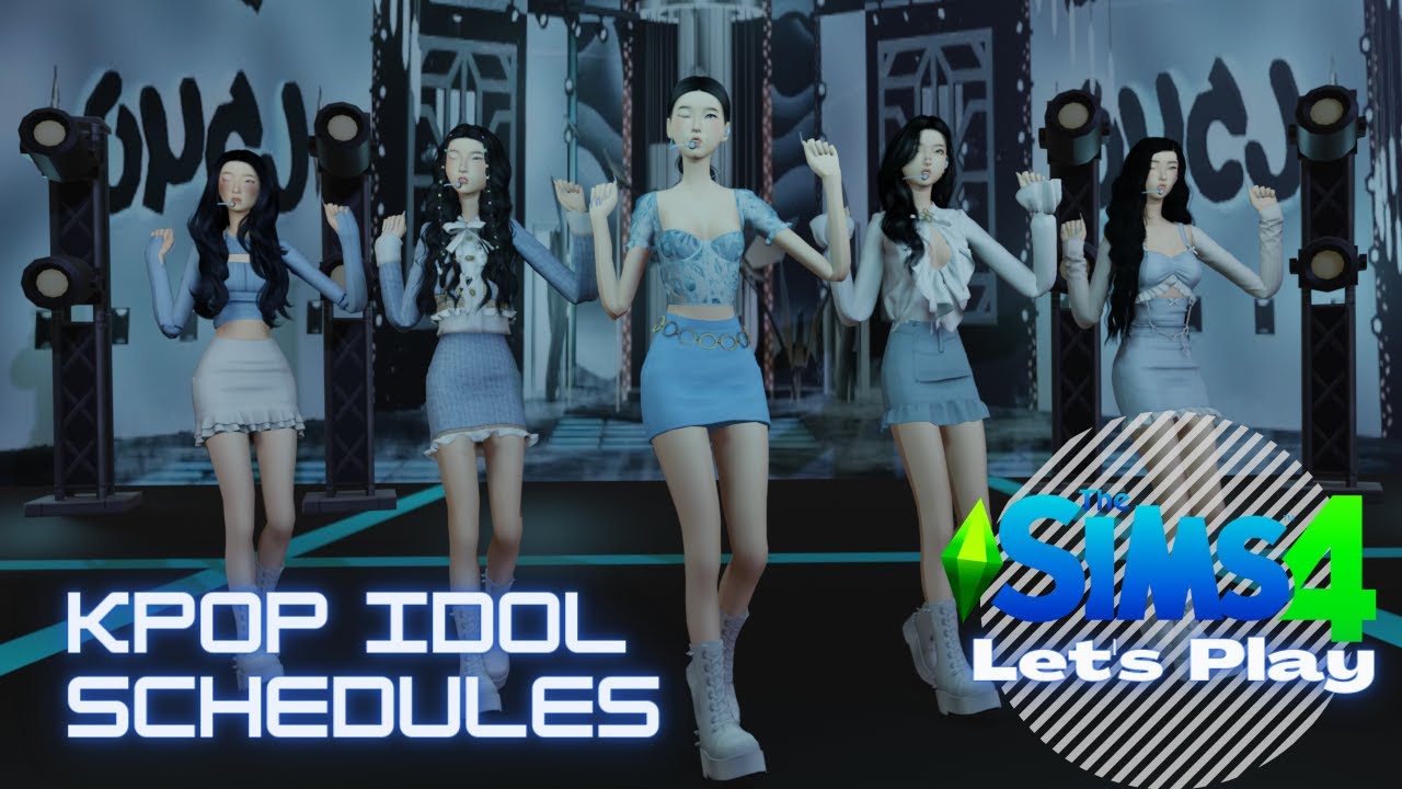 Kpop Idols Day in the life // Korea Save File - Sims 4 Let's Play - YouTube