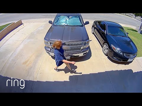 Resident Turns On Their Ring Floodlight's Two-Way Talk When Stranger Approaches Their Car | RingTV