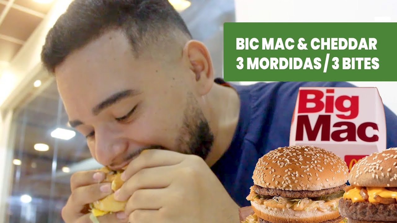 Bic Mac & Cheddar 3 Mordidas / 3 bites - YouTube