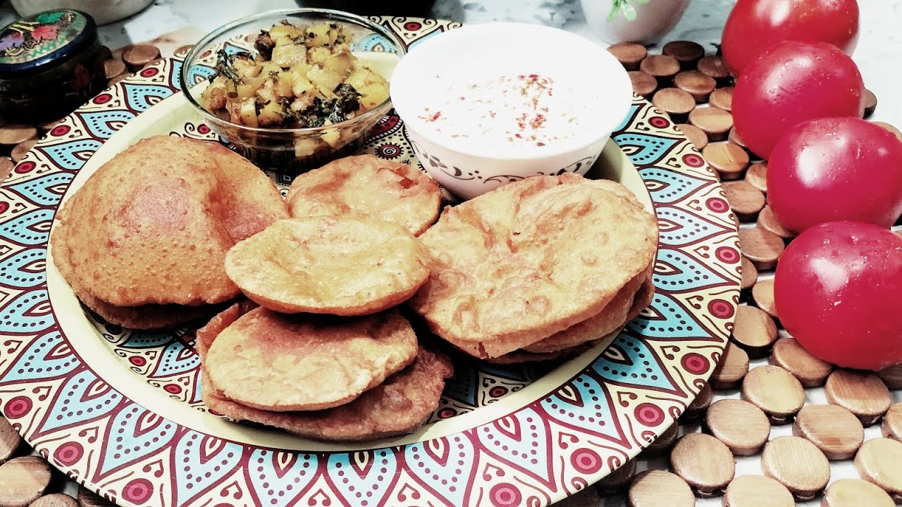 Sunday special brunch recipe/Tomato 🍅 Tomato poori - YouTube