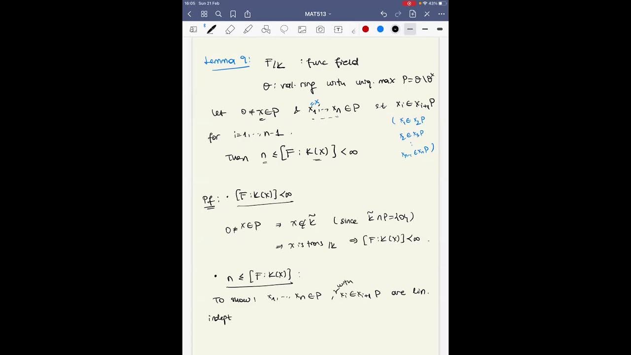 Introduction to Algebraic Function Fields and Codes-Lecture 2.I. - YouTube