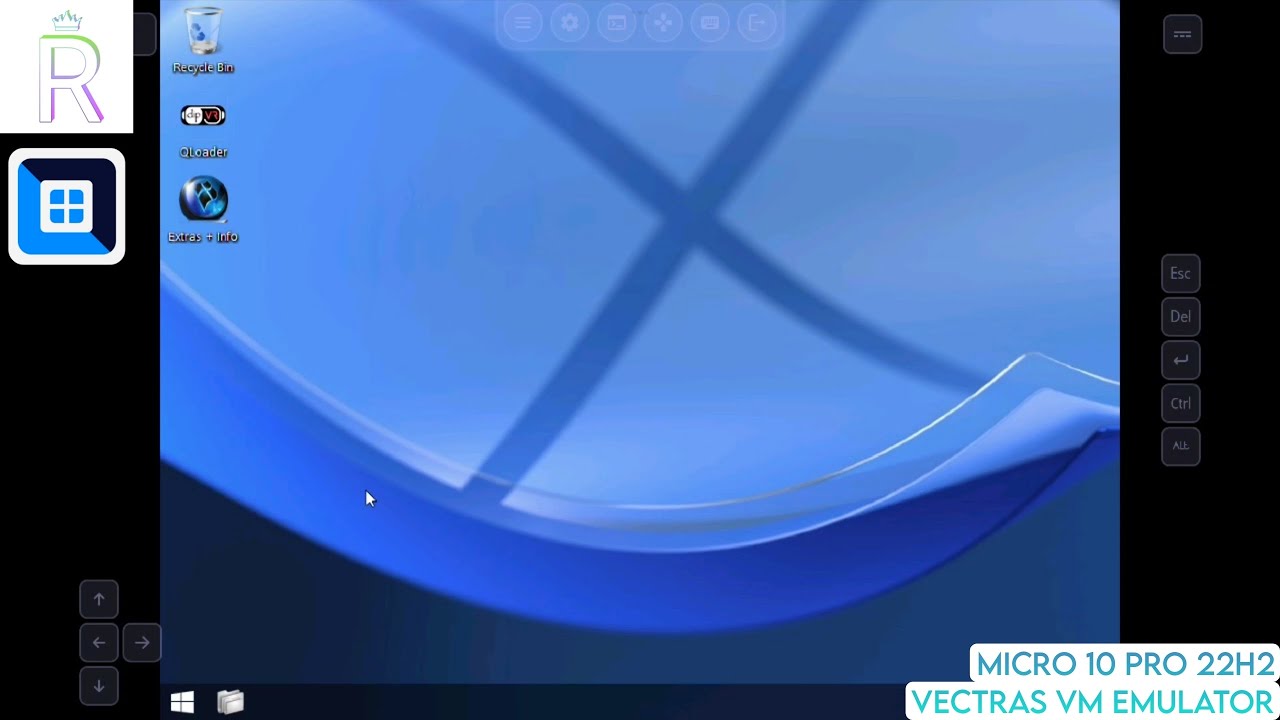 Windows 10 Pro 22H2 (Micro 10) on Vectras VM Emulator - YouTube