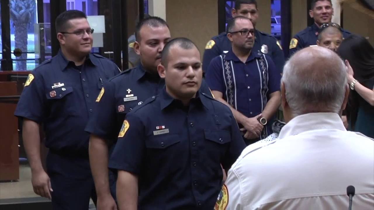 Mission TX - Fire Department Pinning Ceremony 2016 - YouTube