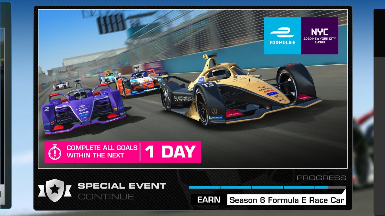 Real Racing 3 Formula E New York City E-Prix 2020 Stage 5 Goal 3 (PR 60 ...