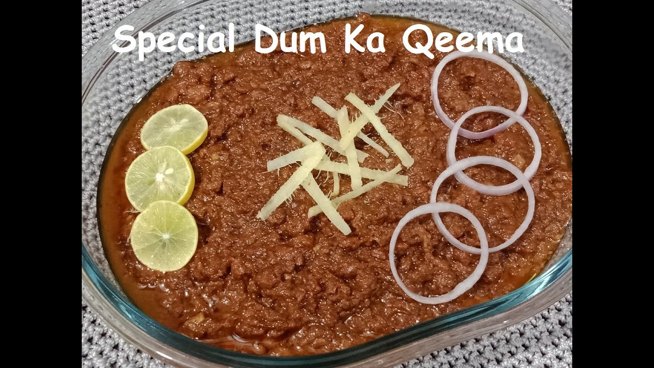 Special Dum Qeema | Galawati Dum Ka Qeema Recipe | Burns Road Karachi ...