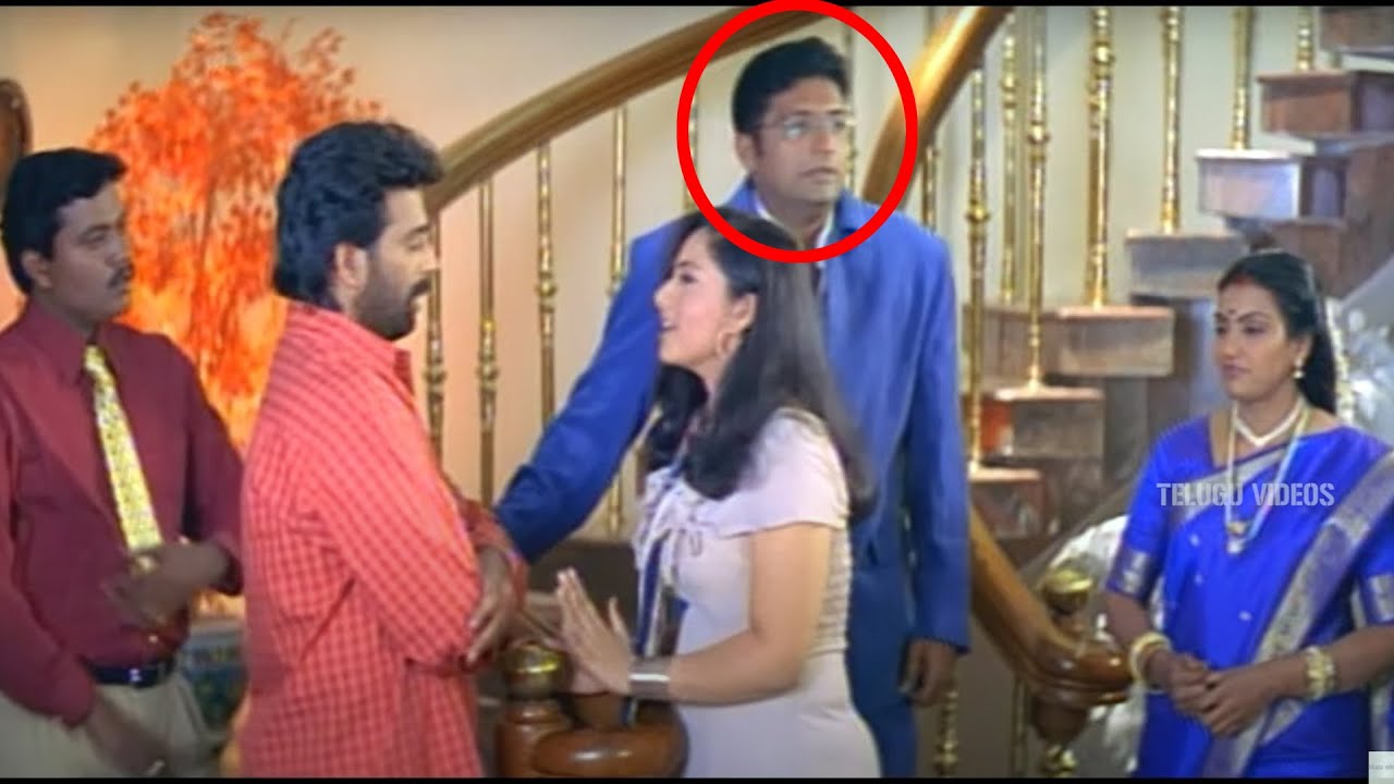 Sunil, Prakash Raj, Soundarya, Jd Chakravarthy Best Movie Scene ...