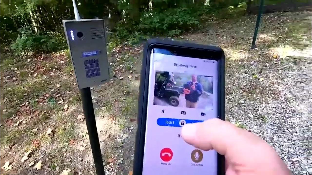 How GBF smart video intercom works for different gate openers - YouTube