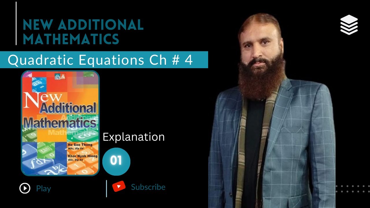 Quadratic Equations And Expressions Additional Math Hoo Soo Thong Quadratic Equations And Expressions Additional Math Hoo Soo Thong
