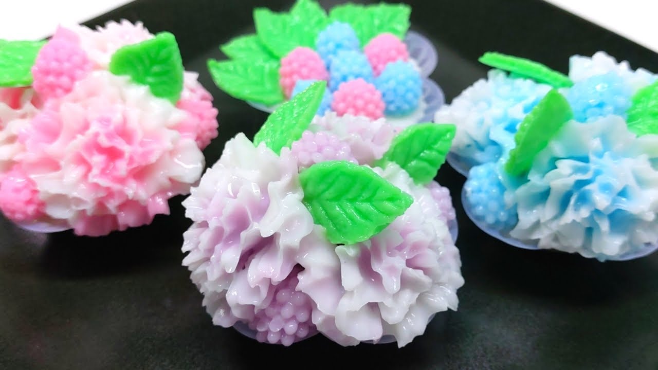 สอนทำวุ้นดอกไม้ง่ายๆ วุ้นดอกคาร์เนชั่นสวยๆ สำหรับจัดเลี้ยง จัดเบรก ...