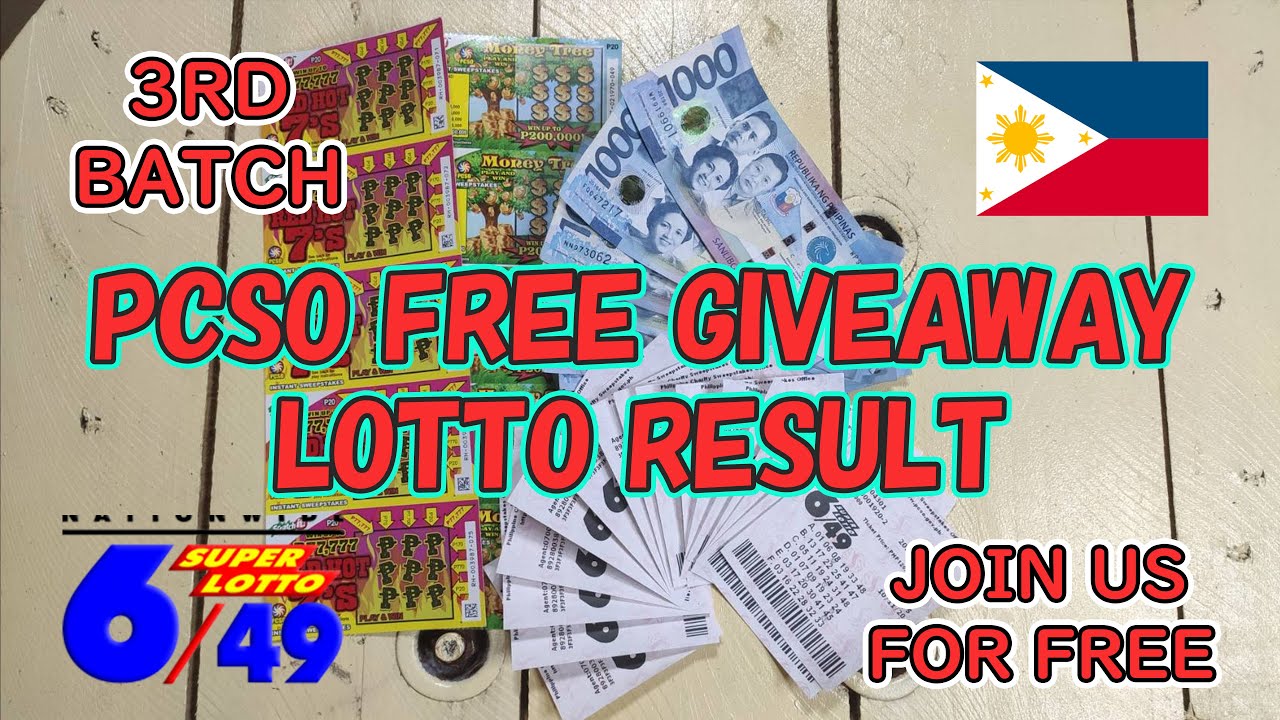 【PCSO】Become Millionaire? Free Lotto Giveaway 3rd Batch Result| Jackpot ...