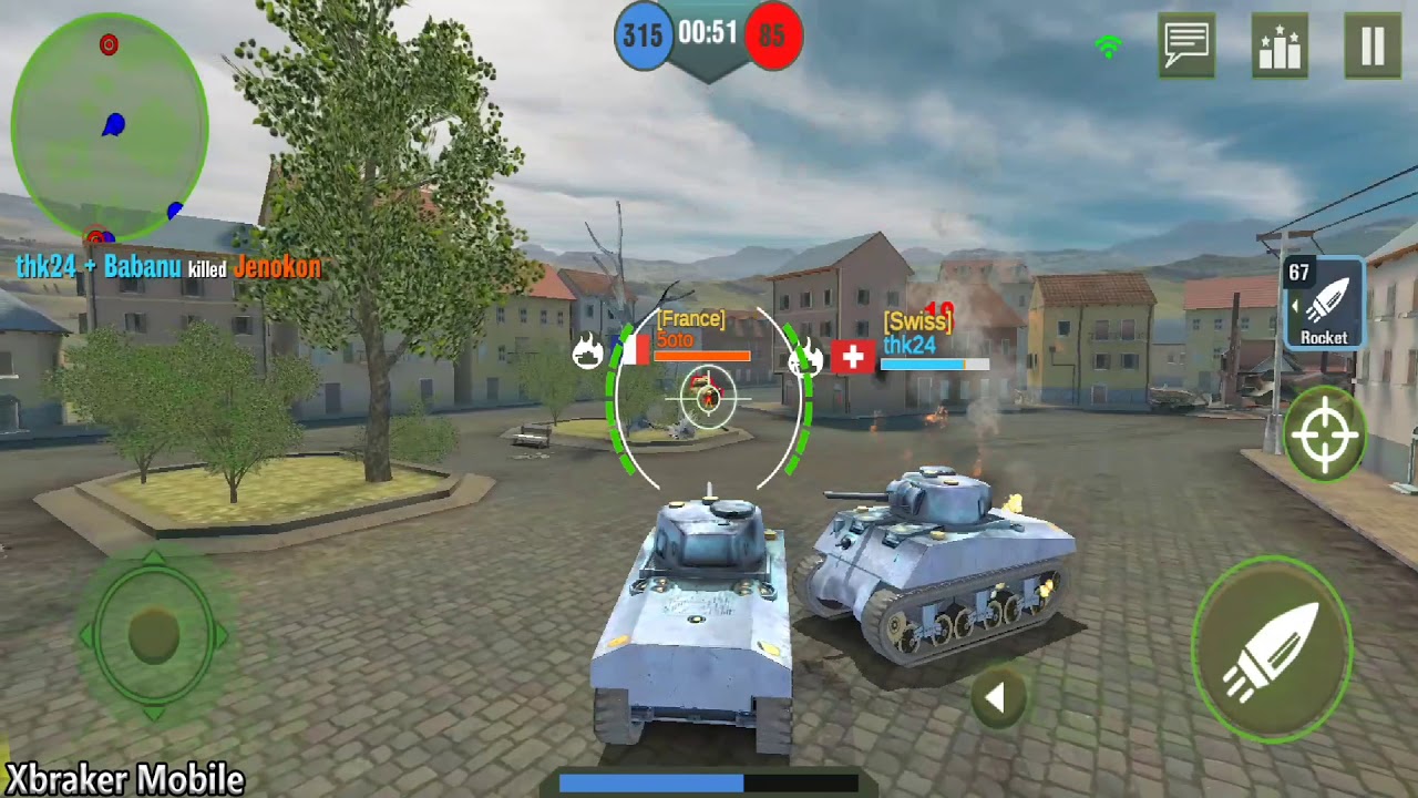 War Machines: Free Multiplayer Tank Shooting Games Android Gameplay ...