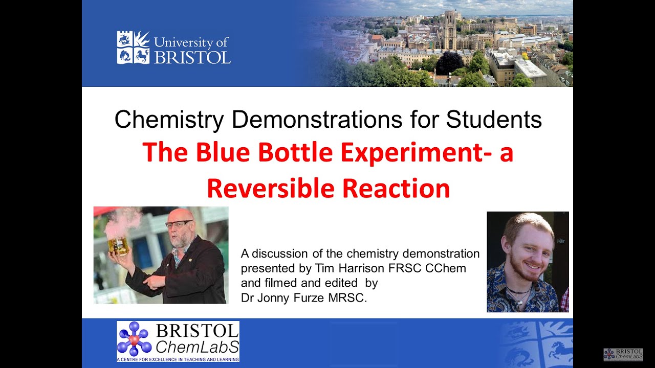 Student Demonstration - The Blue Bottle Experiment - YouTube