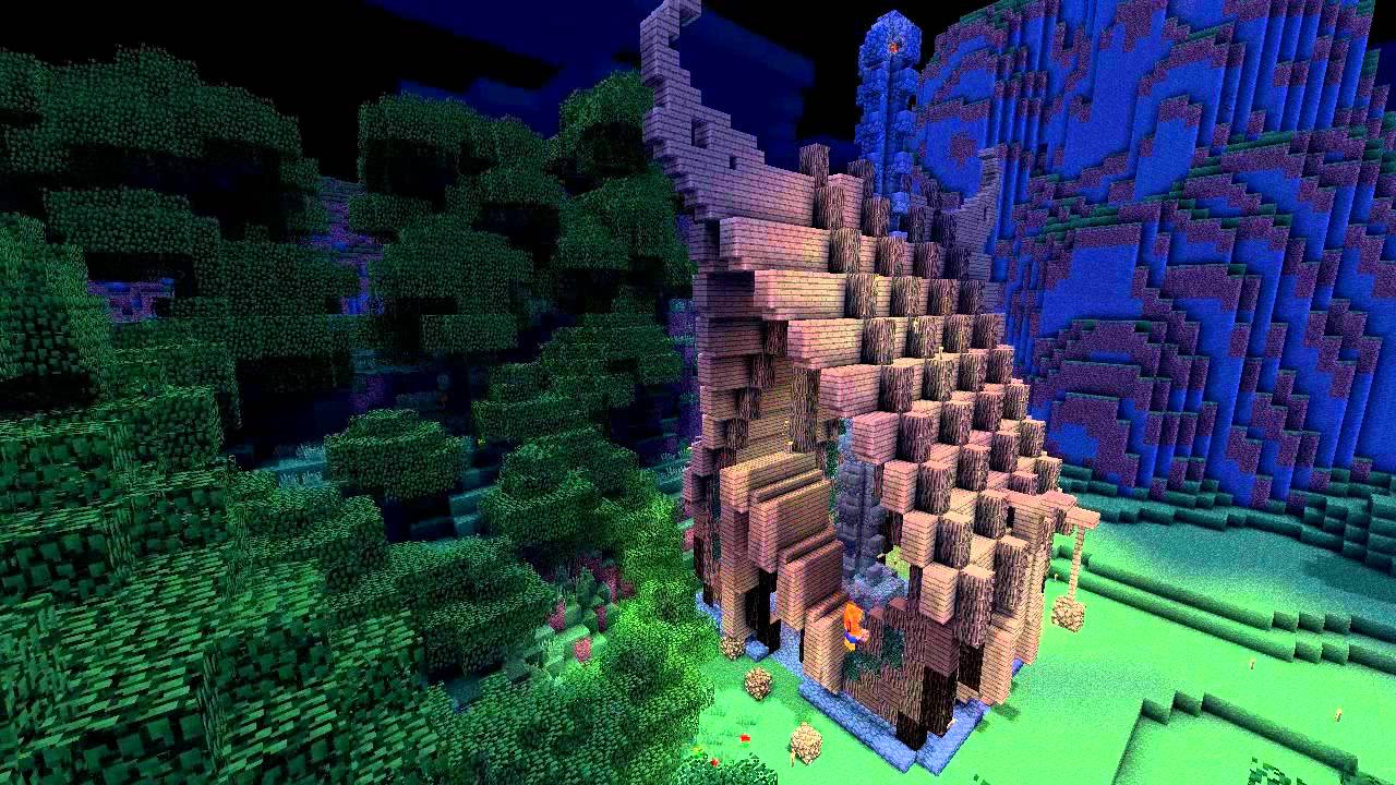 Minecraft Elven Roof Designs