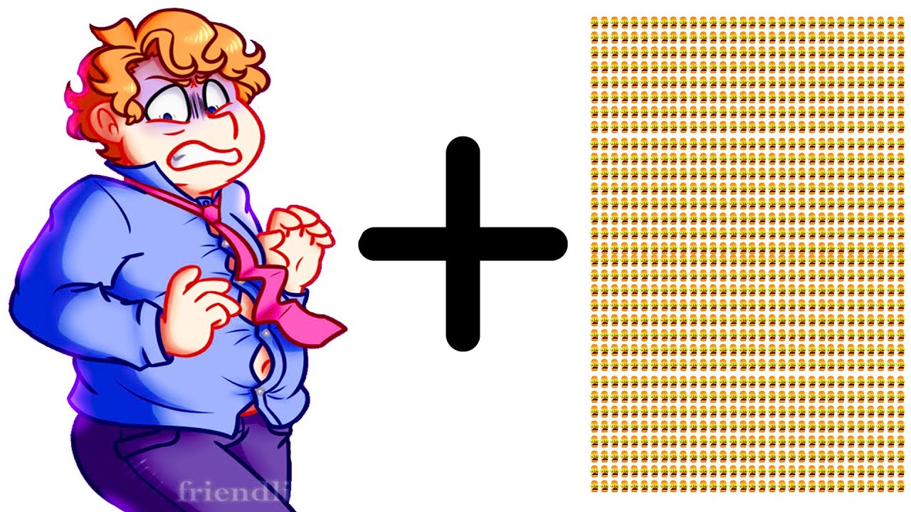 FNF Senpai + 1000 burgers = Friday night funkin animtion FNF Characters ...