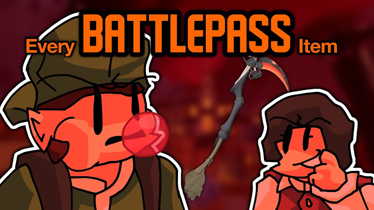 [TC2] All HALLOWEEN Battle Pass Cosmetics/Weapons - YouTube