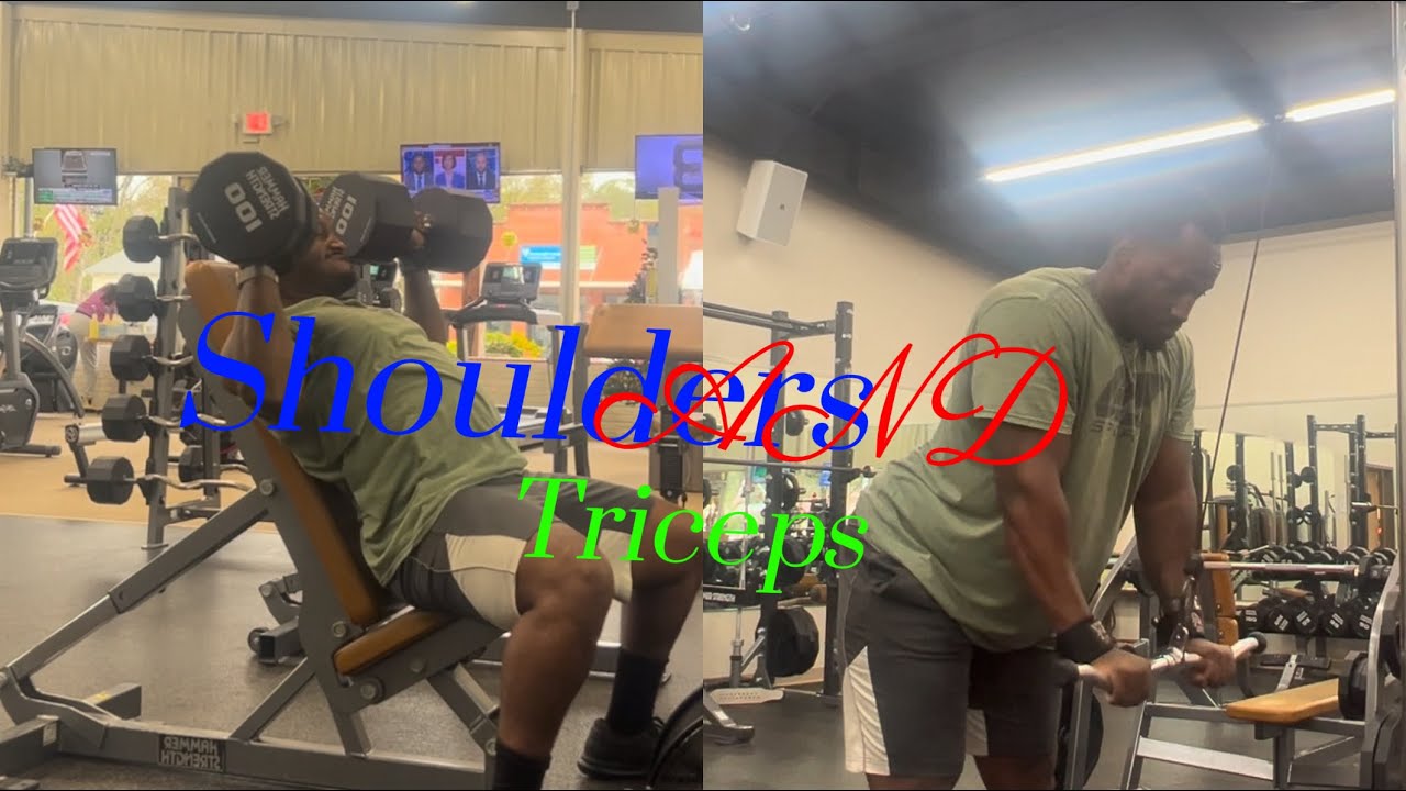 Killer shoulder and tricep workout for growth - YouTube