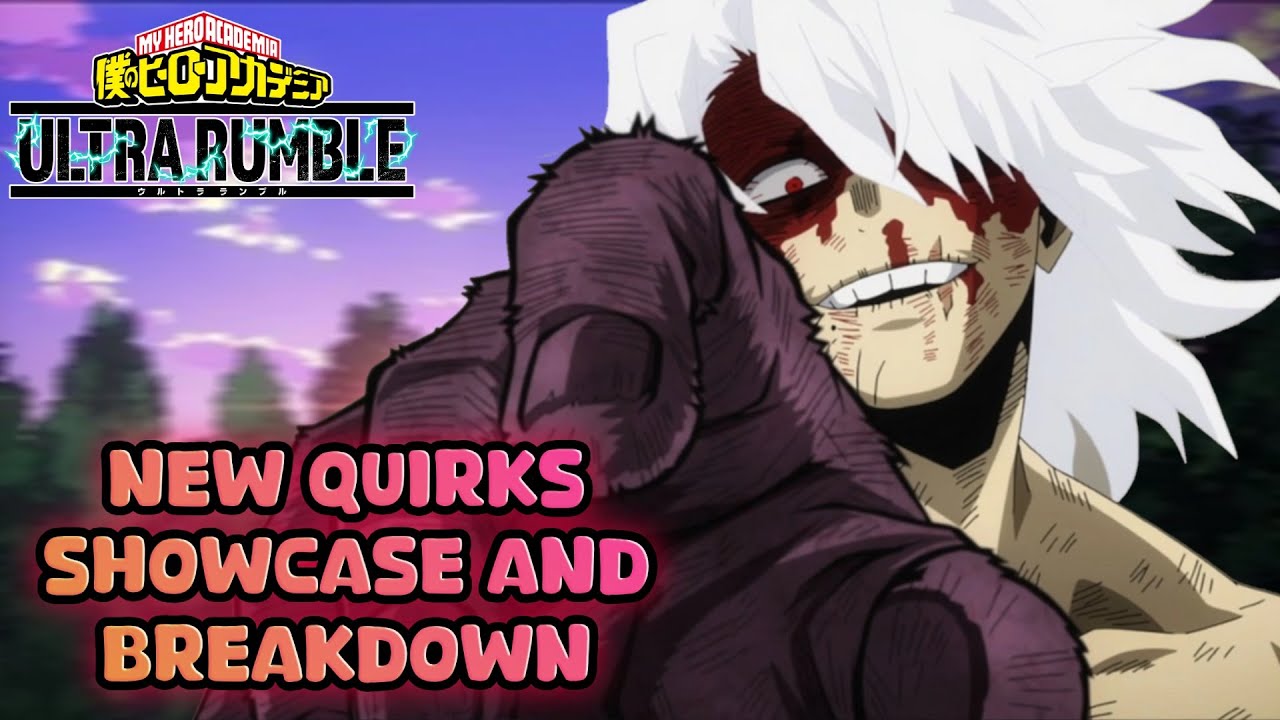 *FULL SHOWCASE* SHIGARAKI QUIRK SKILL SET! MY HERO ULTRA RUMBLE - YouTube