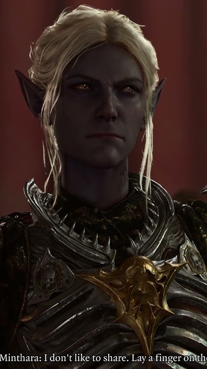 Mintharas Reaction To Drow Twins In Baldurs Gate 3 Minthara Baldursgate3 Gaming
