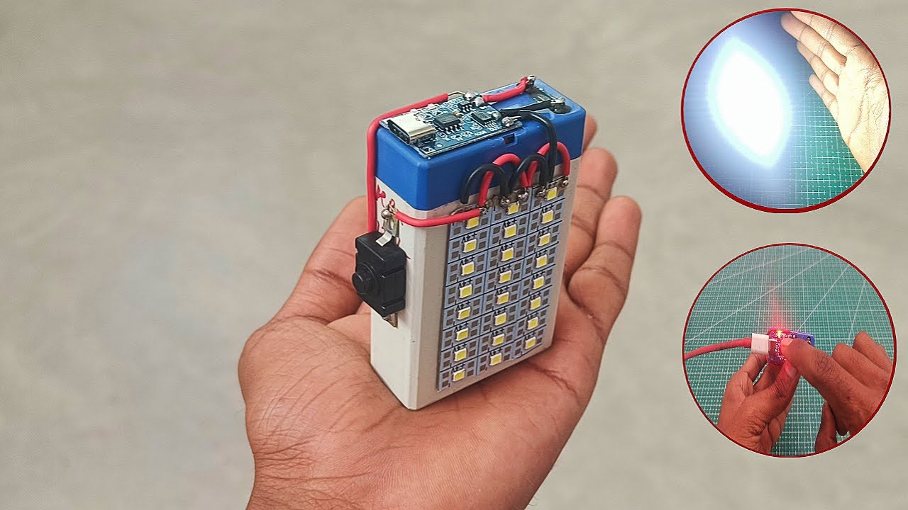 "DIY Mini Emergency LED Light | Perfect for Power Outages & Camping ...