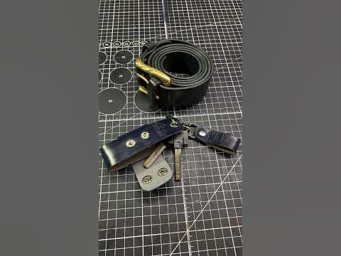 Ключница из кожи Р.Д. Компактная/Вместительная/Можно вешать на ремень ...