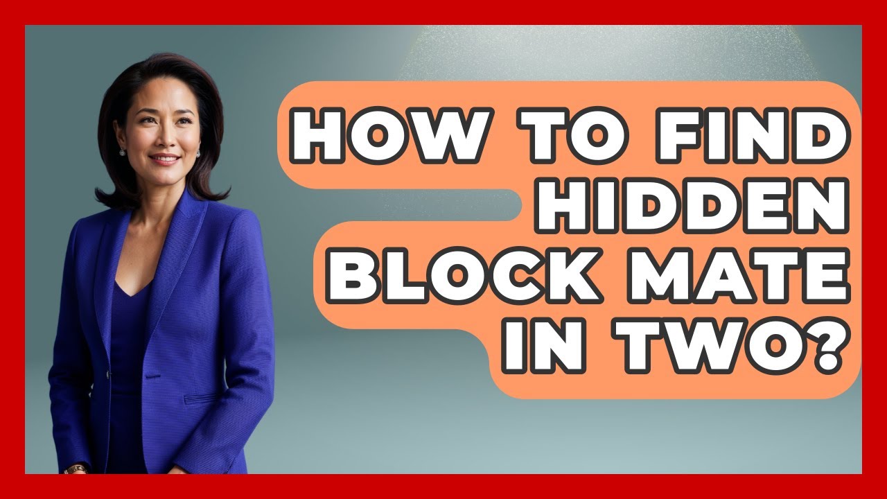 How To Find Hidden Block Mate In Two? - The Chess Codex - YouTube