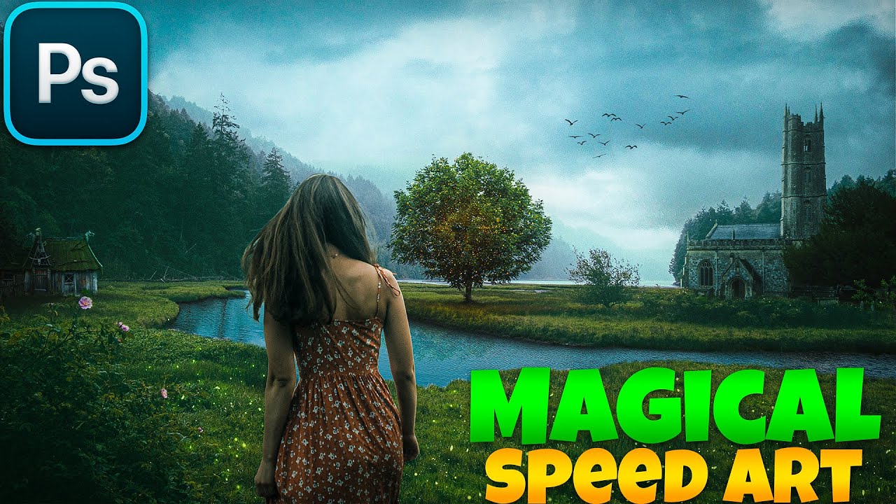 How I Created this MAGICAL ARTWORK | Photoshop Manipulation | # ...