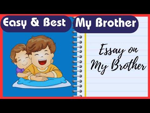 🔴10 Lines On My Brother | 10 Lines On My Brother In English | My ...