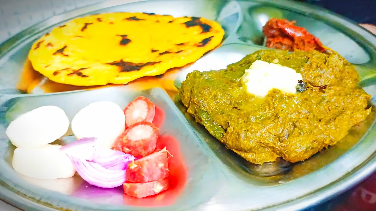 Sarso ki saag Makkai ki roti|| famous recipe || बनाए मेरे तरीके से ||# ...