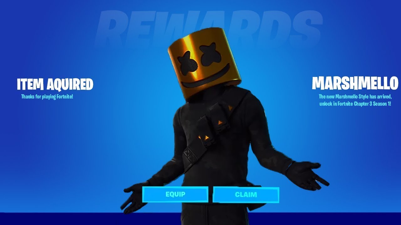 The NEW Toasted Marshmello Skin! (Fortnite Chapter 3 - PS5 Gameplay ...