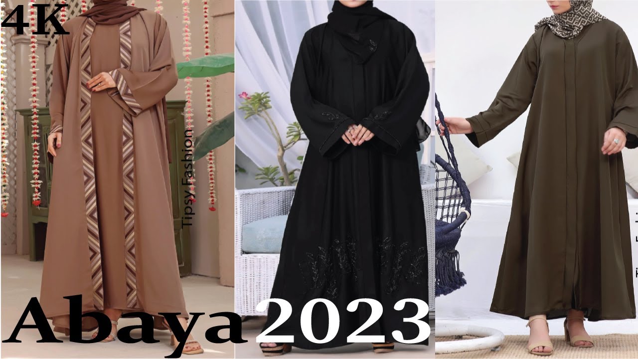 Abaya Niqab 2023 | Open Abaya | Burqa Designs | Stylish Hijab | Burkha ...