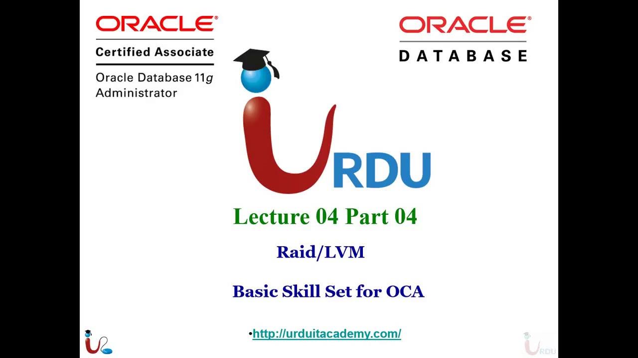 ORACLE OCA 11g Lecture04 Part4 (RAID and LVM) - YouTube