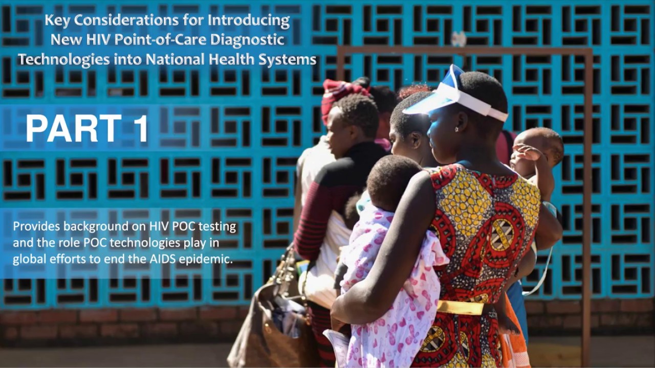 HIV point-of-care toolkit and guidelines for introducing new HIV point ...