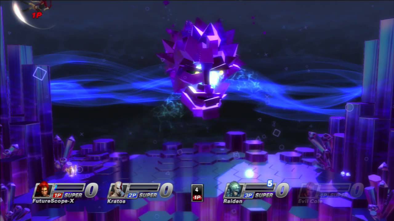 Playstation All-Stars Battle Royale (On top of the final bosses head ...