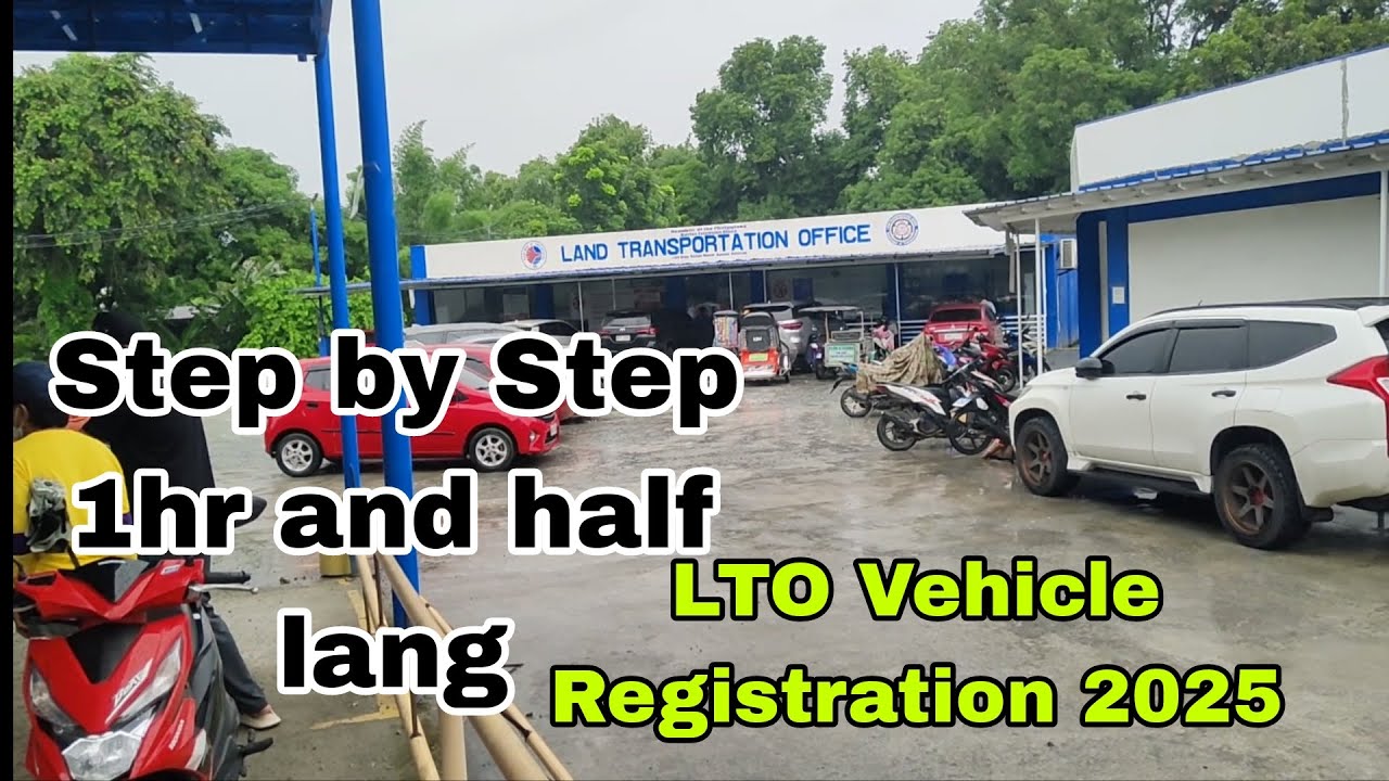 Step by step vehicle registration | LTO - YouTube