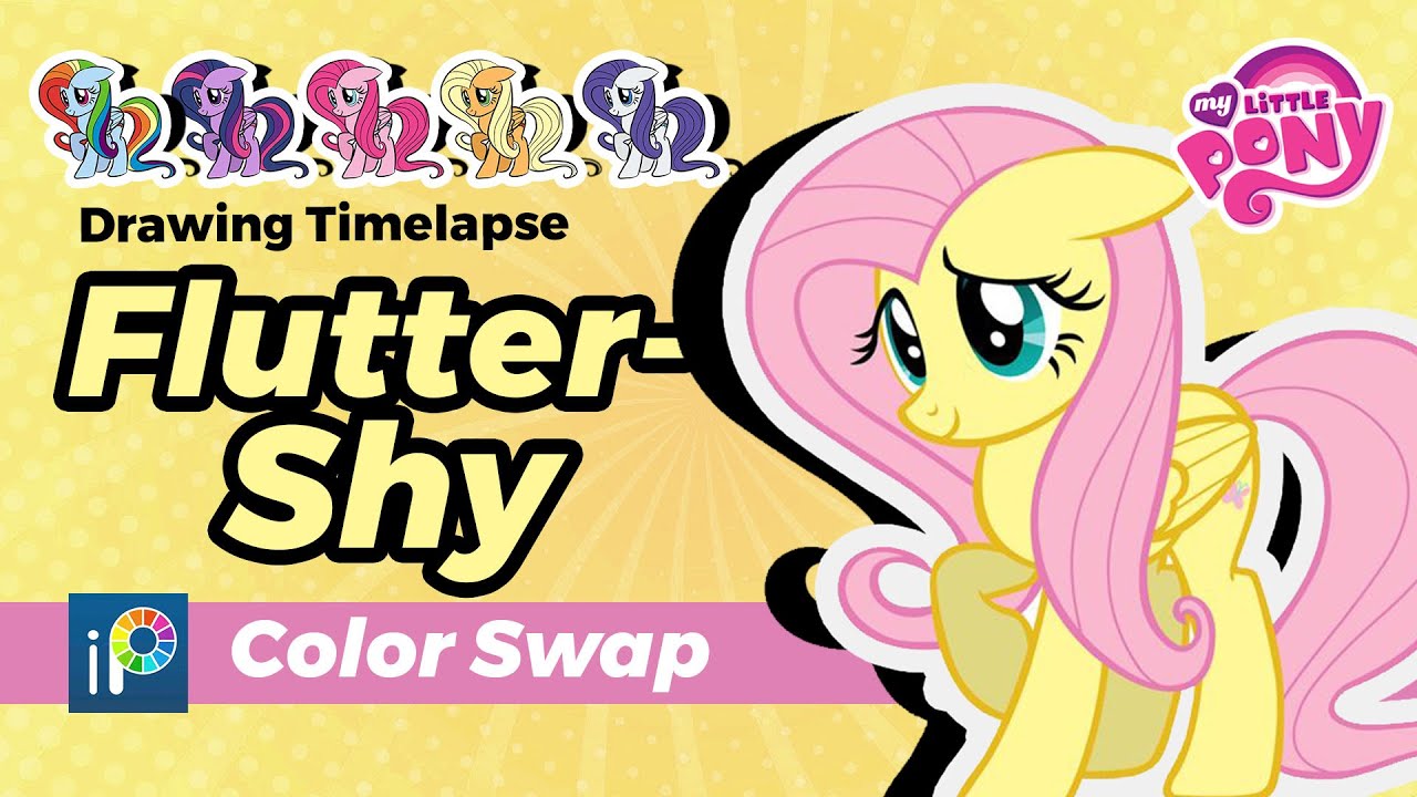 Color Swap Fluttershy | My Little Pony Drawing Timelapse - YouTube