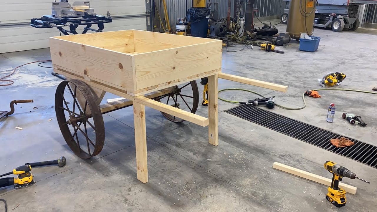Decorative Flower Cart Build - YouTube
