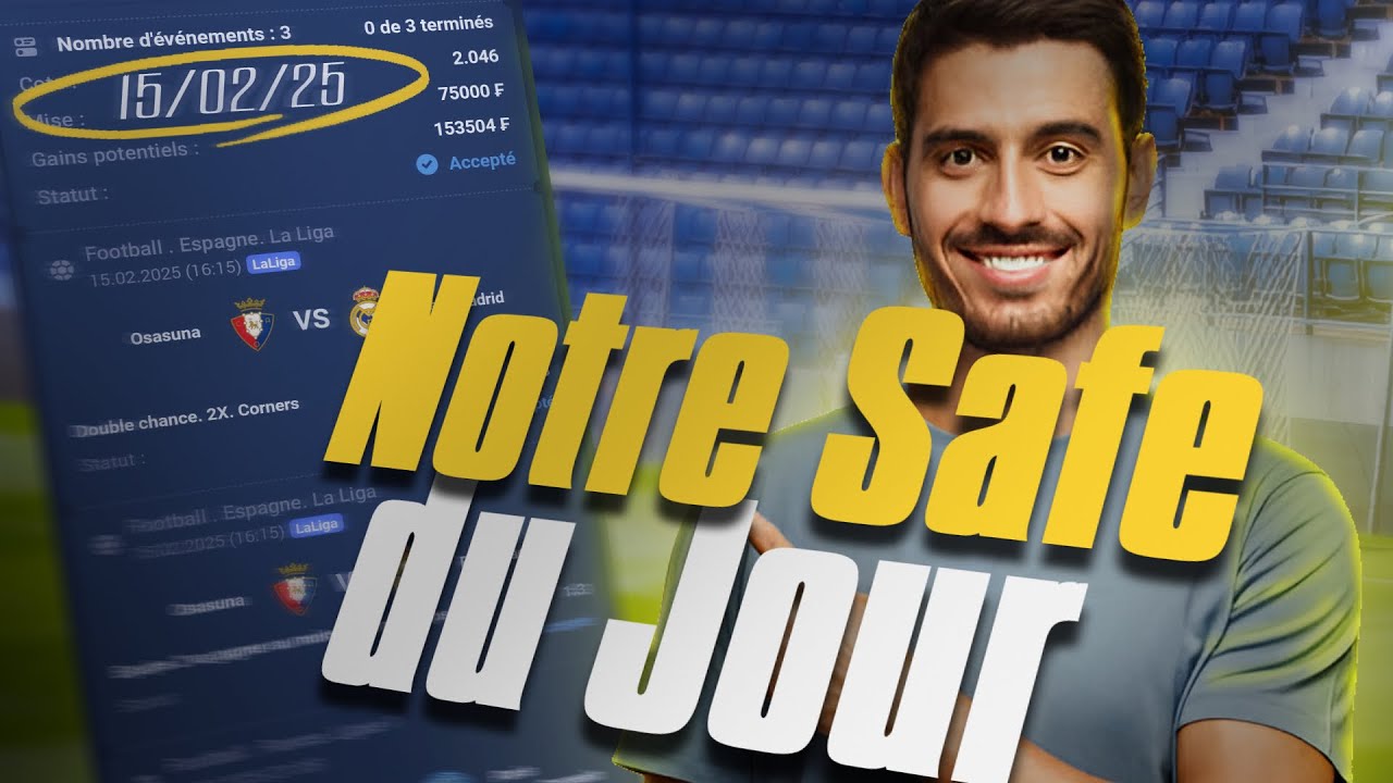 💰Safe du Jour : Bonne Cote 2+ ! - YouTube
