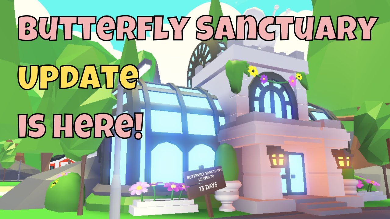 NEW Butterfly Sanctuary Update in Adopt Me! - YouTube