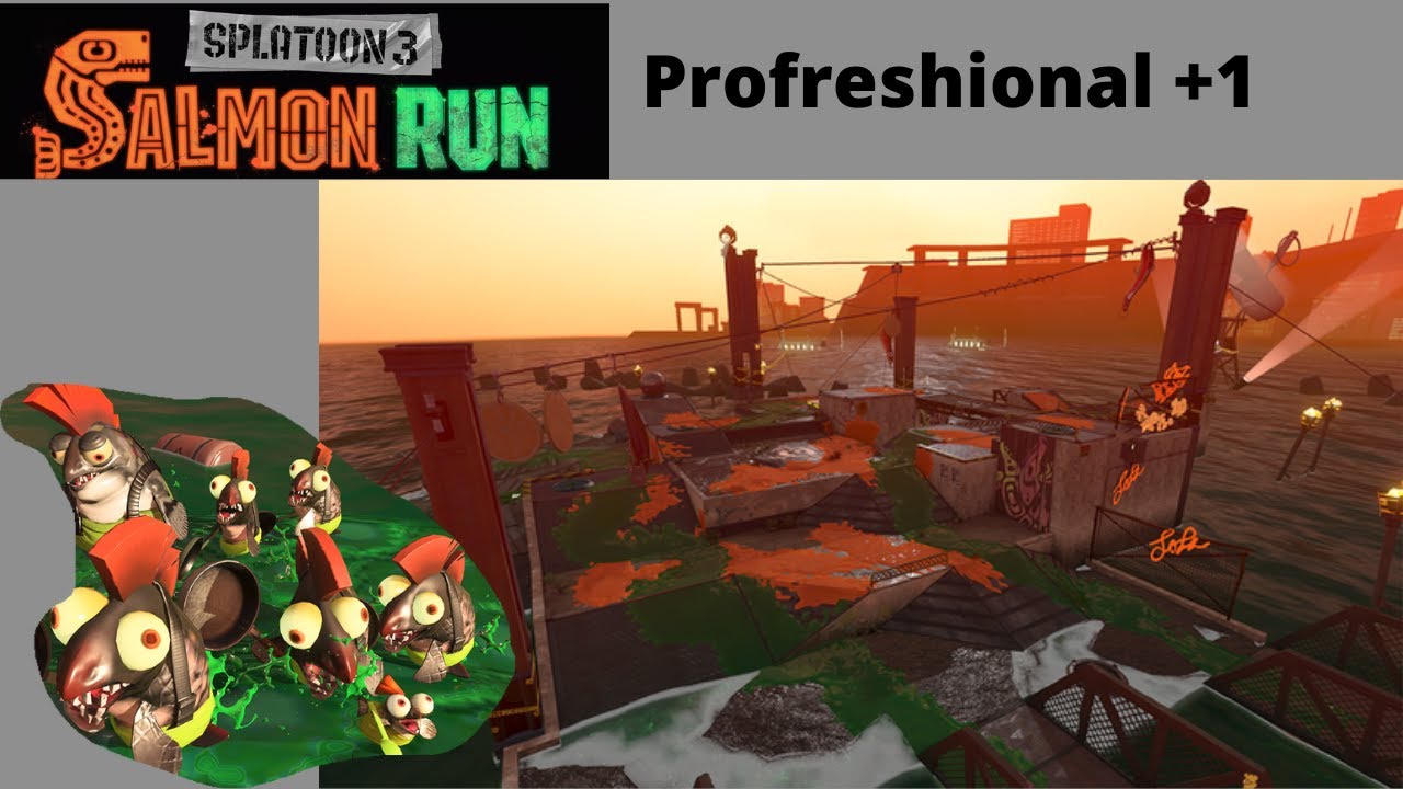 Splatoon 3 Salmon Run Profreshional +1 Spawning Grounds - YouTube