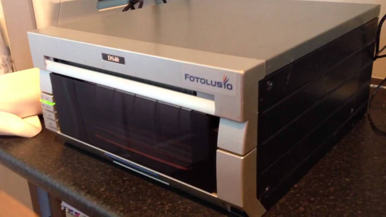 DNP - DS40 Printing. - YouTube