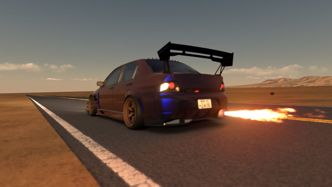 Mitsubishi Lancer Evolution IX highway pull +DOWNLOAD Assetto Corsa ...