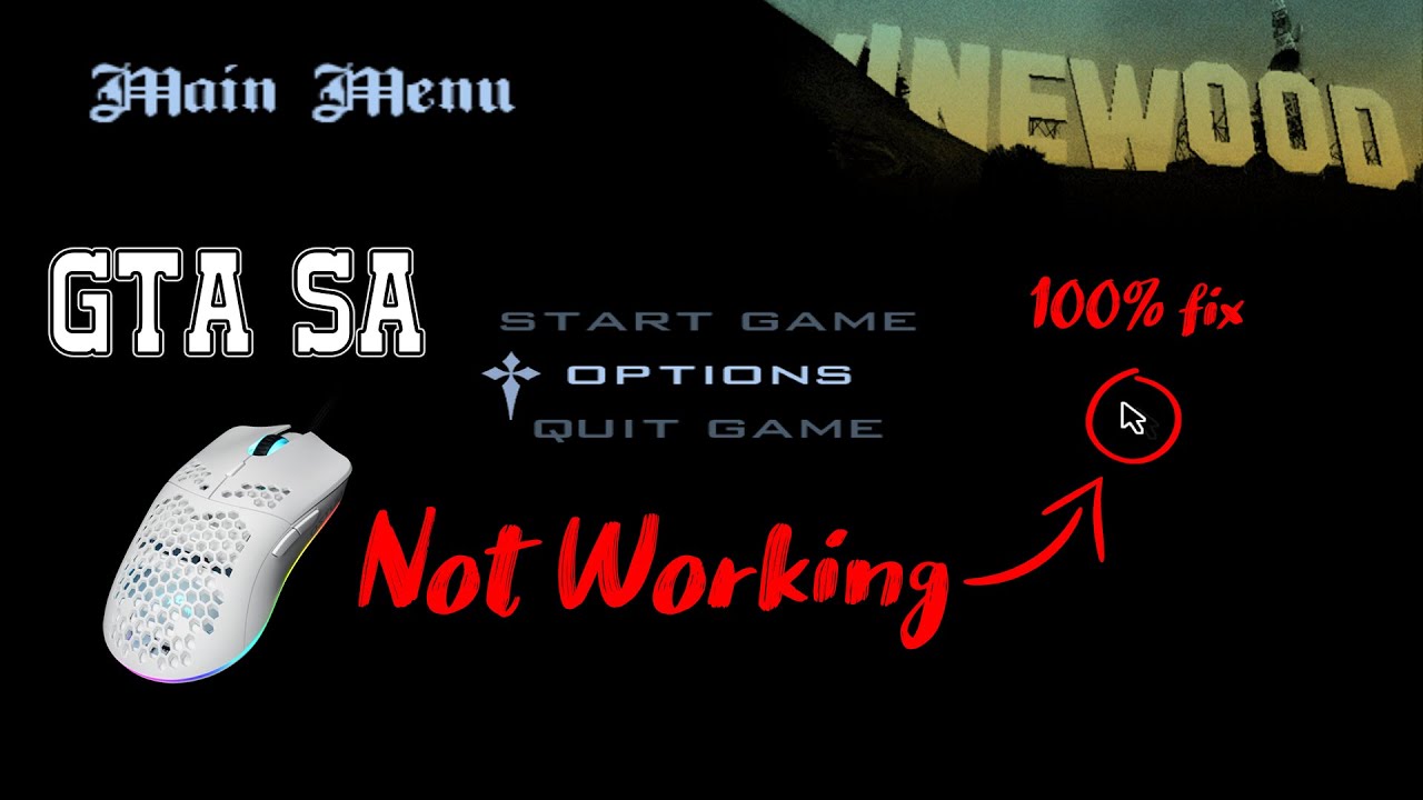 Fix GTA San Andreas Mouse Not Working on PC | GTA SA Mouse Problem ...