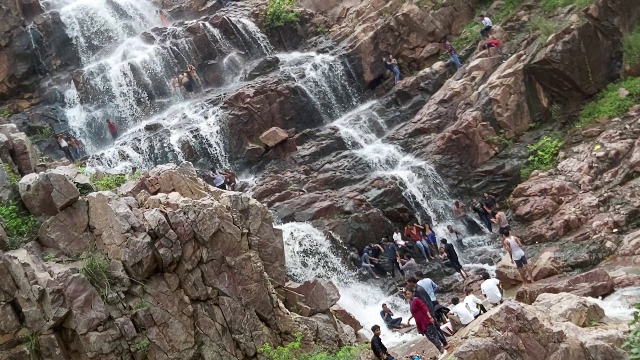 Amazing waterfall " Sunsar waterfall " of Gujarat - YouTube